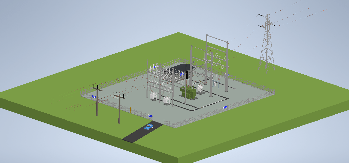 3D CAD Modeling and Substation Design - 3 Phase Associates