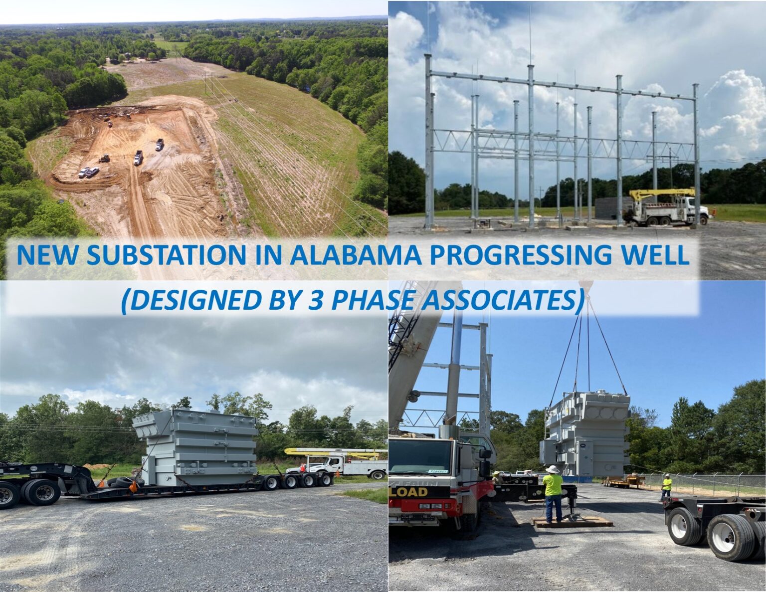 Construction of a New Substation in Alabama Off to a Good Start - 3 ...