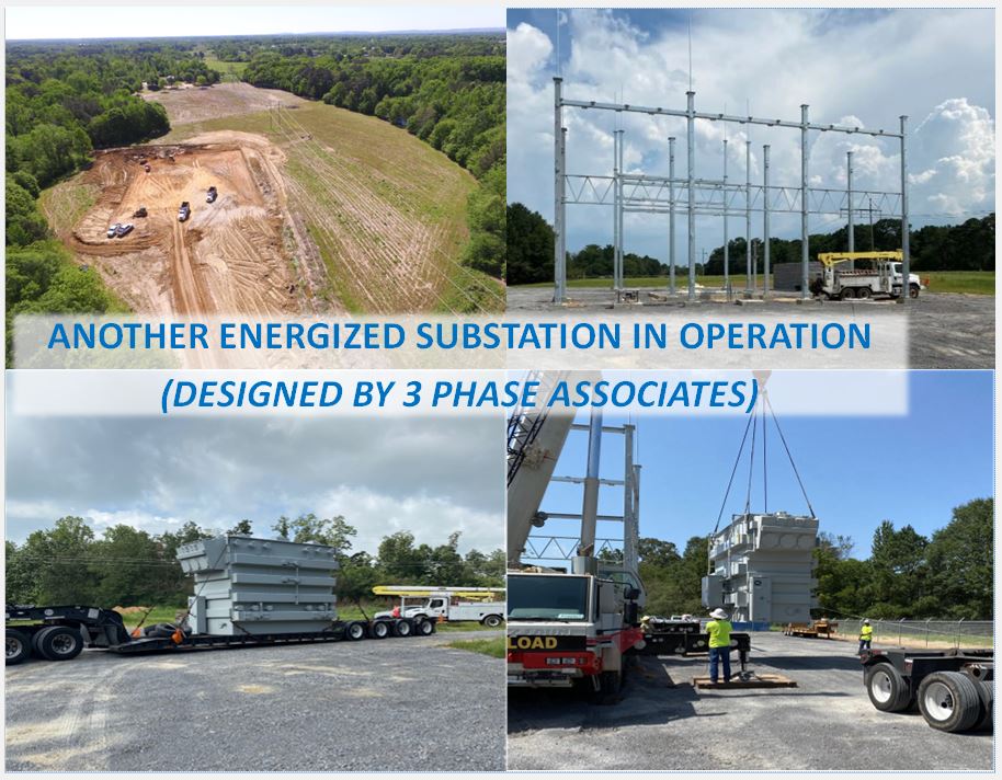 Another Substation Fully Energized! - 3 Phase Associates